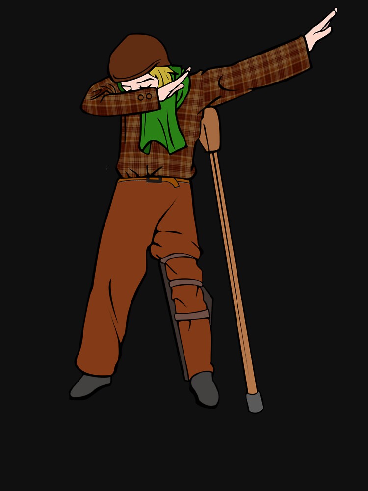 "Tiny Tim Dabbing Shirt Design - Original Scrooge A Christmas Carol Bah ...