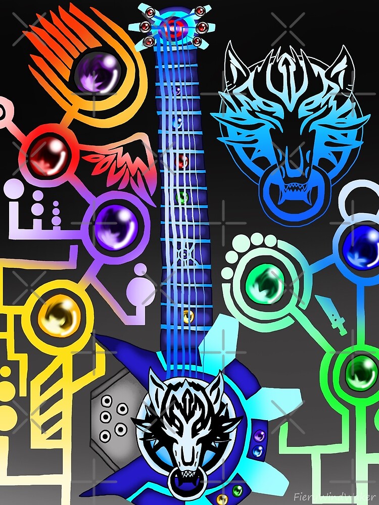"Fusion Keyblade Guitar #54 - Fenrir & Photon Debugger" by ...
