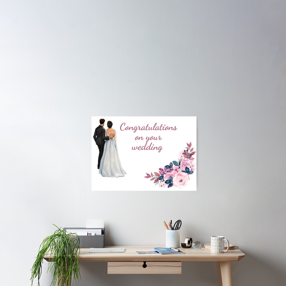 "congratulations on your wedding" Sticker for Sale by Jaroslav Hubert ...
