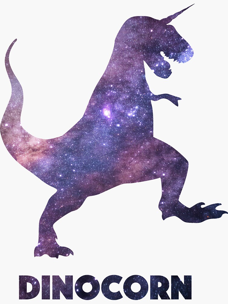"Dinocorn" Sticker by Antichic | Redbubble