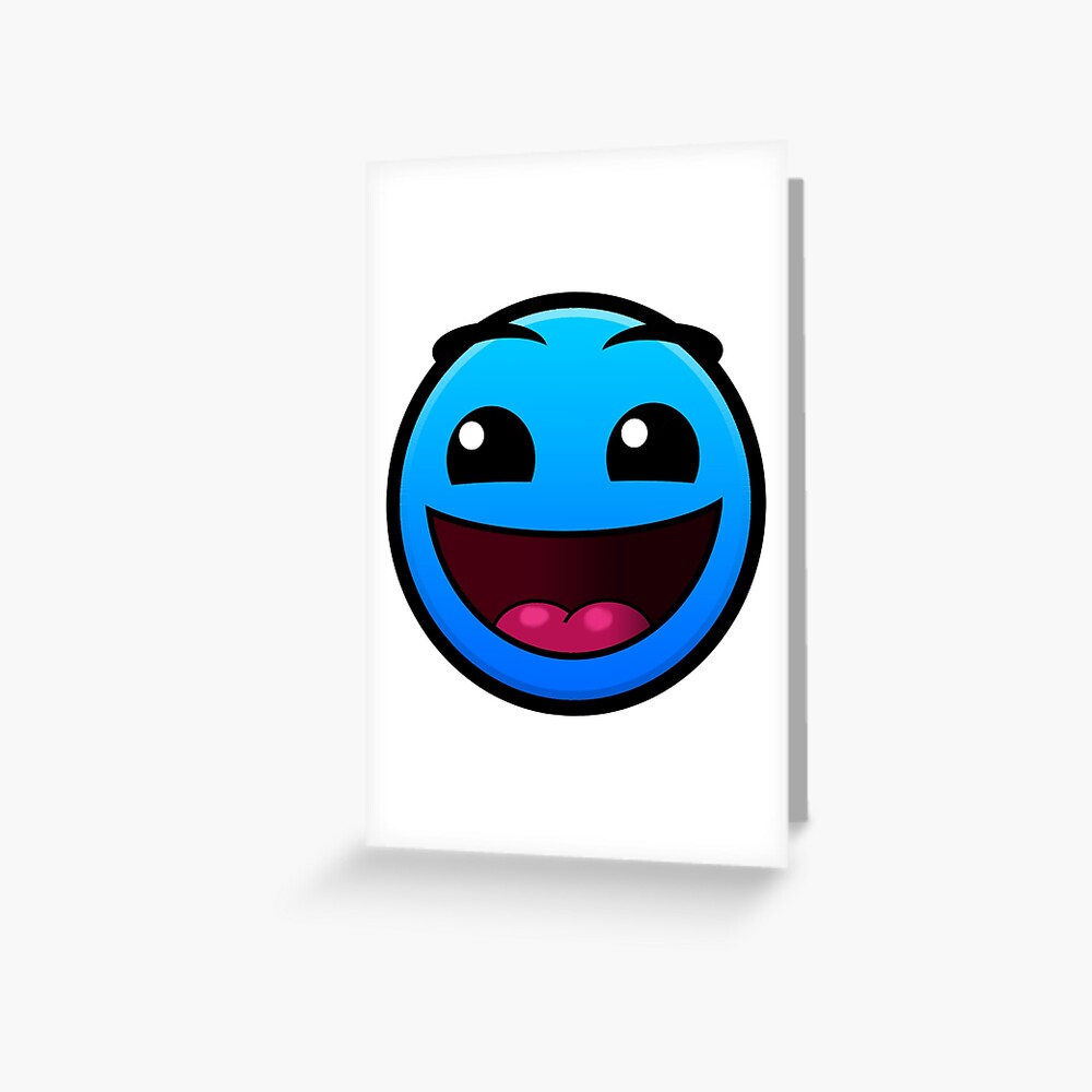 "Geometry Dash Easy" Greeting Card for Sale by CoryBaxter | Redbubble