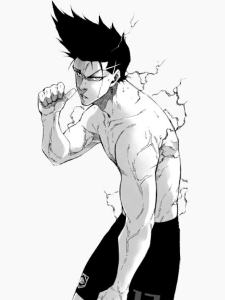 "Baro Shouei Blue Lock " Sticker by Laconfrerie | Redbubble