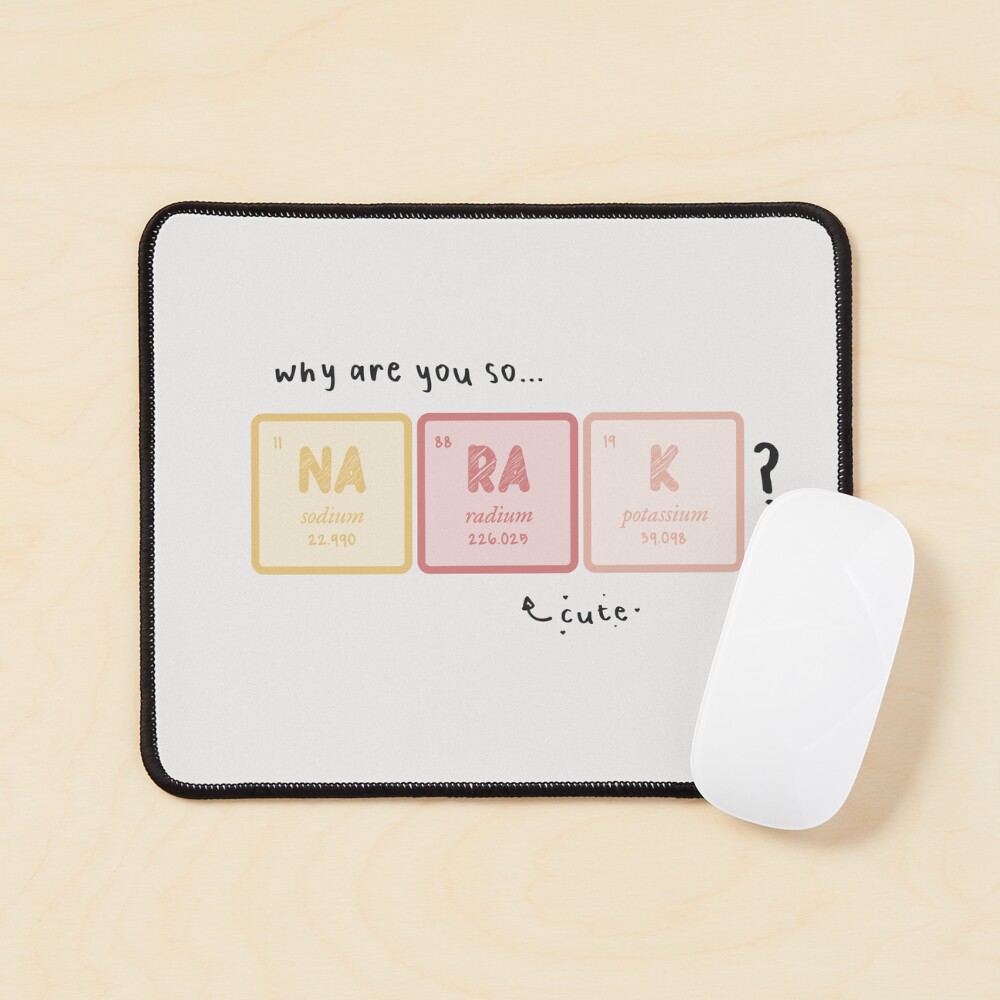 "why are you so... sodium, radium, potassium? " Sticker for Sale by ...