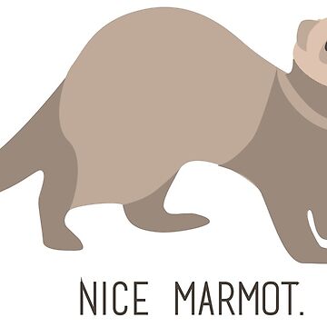 "Nice Marmot - The Big Lebowski" Magnet for Sale by thesadsquatch ...