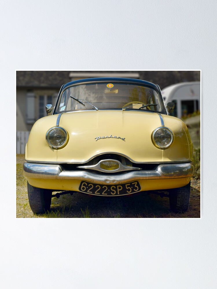 "Panhard Dyna Z, vintage french car." Poster for Sale by Jon Delorme ...