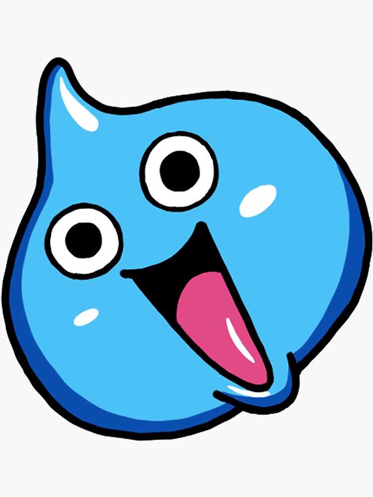 "Happy Slime" Sticker for Sale by Emmonium44 | Redbubble
