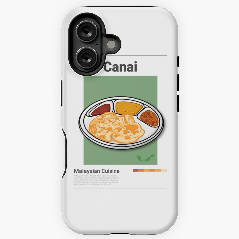 "Cartoon Roti Canai || Malaysian Food || Minimalist " Sticker for Sale ...