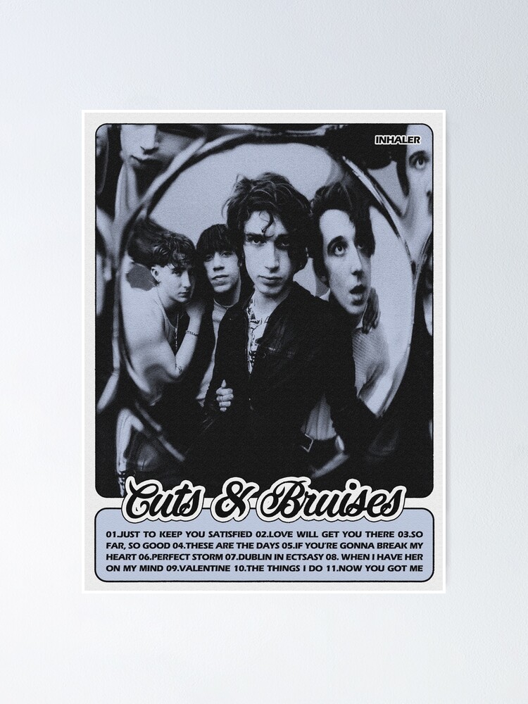 "Cuts & Bruises - Inhaler" Poster for Sale by arlou | Redbubble