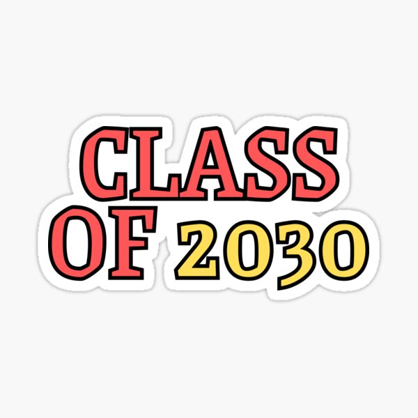 "Class of 2030" Sticker for Sale by variant designer | Redbubble