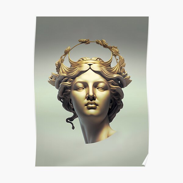 "greek goddess " Poster for Sale by reda-moutaraji | Redbubble