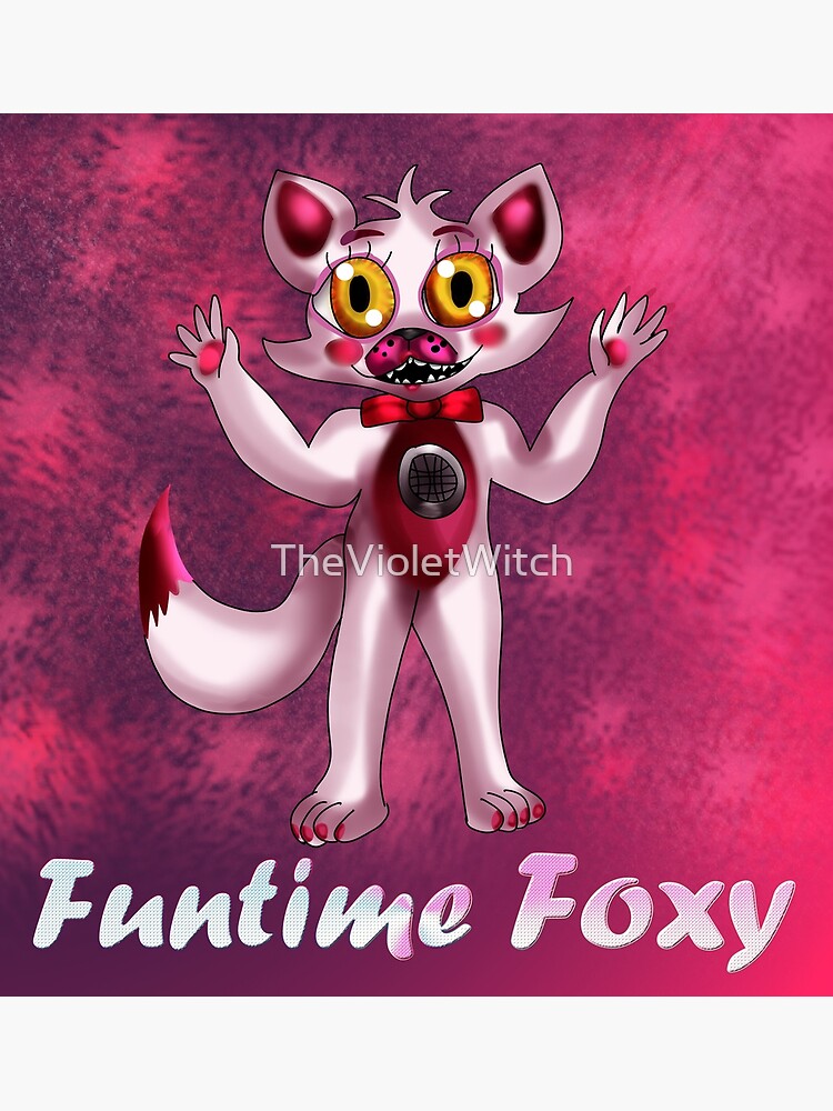 "Sister Location: Funtime Foxy" Poster by TheVioletWitch | Redbubble