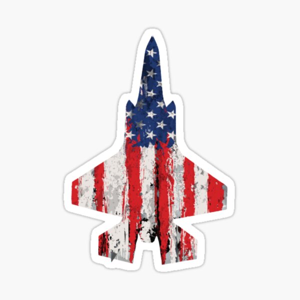"F35 Fighter " Sticker for Sale by Teetans | Redbubble