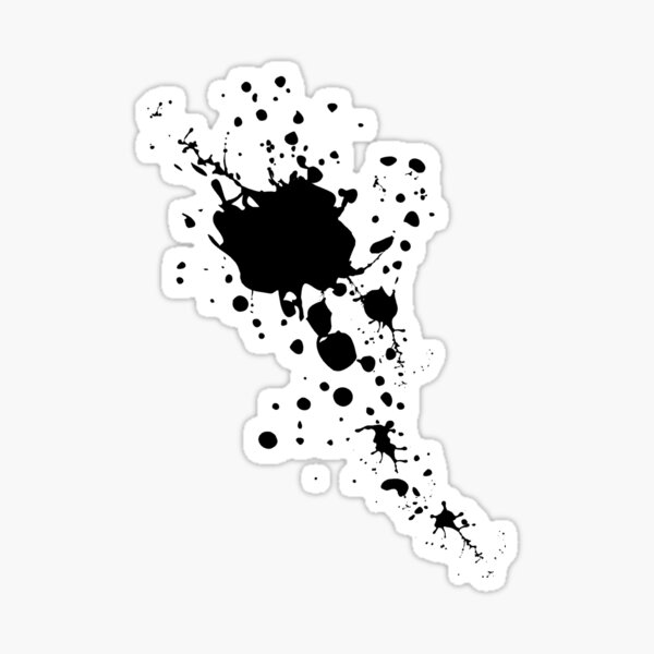 "Paint splatter" Sticker for Sale by Anteia | Redbubble