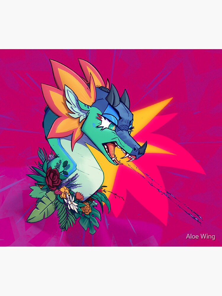 "Glory - Rainwing with plants | wings of fire - pink background ...