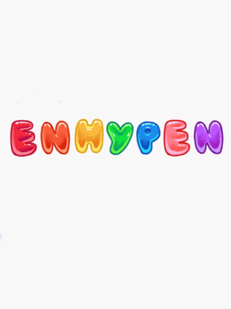 "Enha Gummy Logo" Sticker for Sale by Abby Warren | Redbubble