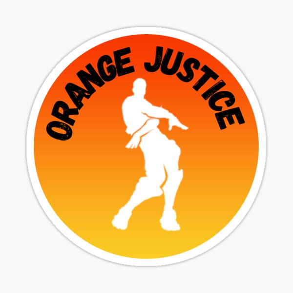 "Orange Justice Kid Dance Meme" Sticker for Sale by ArtfulCreations ⭐⭐⭐ ...