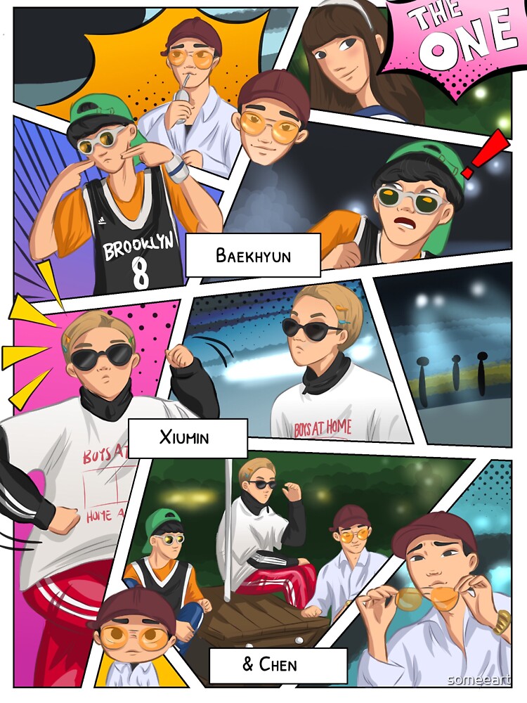 "The One Comic" Sticker by someeart | Redbubble