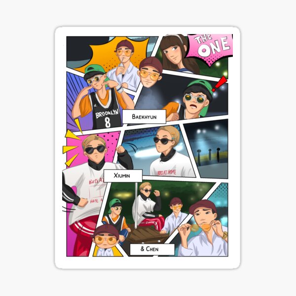 "The One Comic" Sticker by someeart | Redbubble