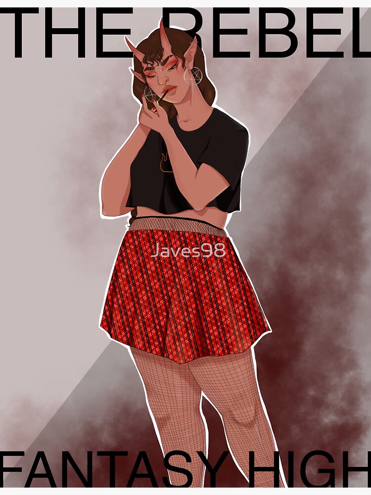 "The Rebel- Fig Faeth" Sticker for Sale by Javes98 | Redbubble