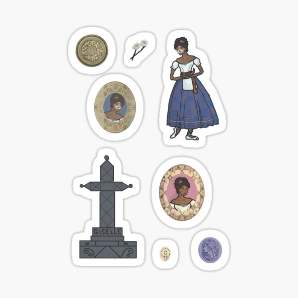 "'La Muerta Gisela' Romantic Folk Ballet Sticker Sheet" Sticker for ...