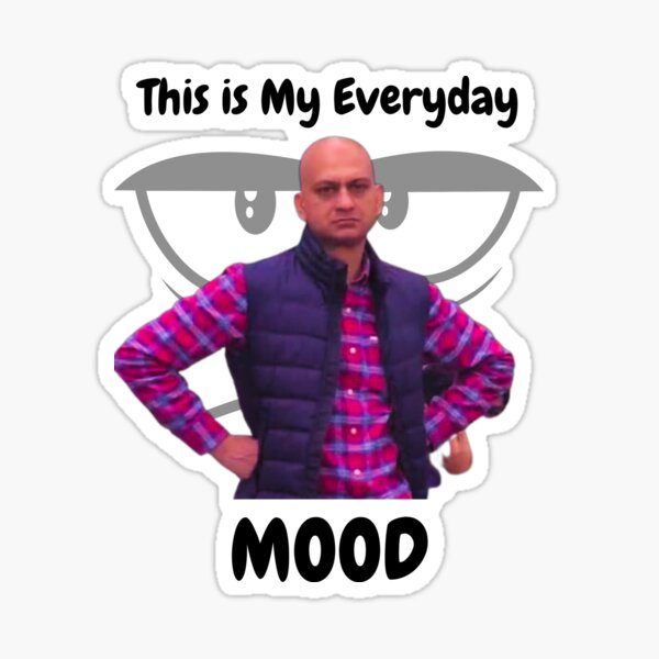 "The Annoyed Man Meme" Sticker for Sale by Adnan Ahmed | Redbubble