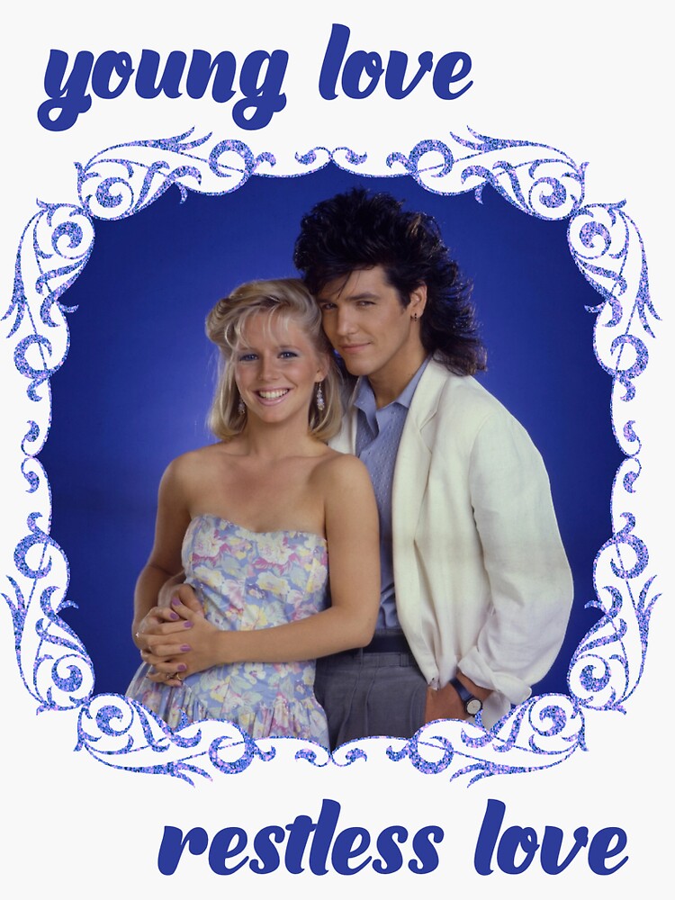 "Young Love - Restless Love" Sticker for Sale by PawsitiveMum3 | Redbubble