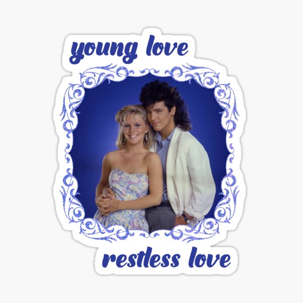 "Young Love - Restless Love" Sticker for Sale by PawsitiveMum3 | Redbubble