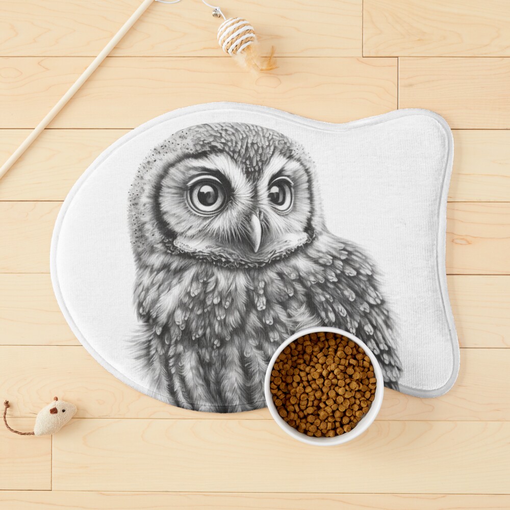 "Black and white Owl pencil drawing" Poster for Sale by Pencil-Art ...