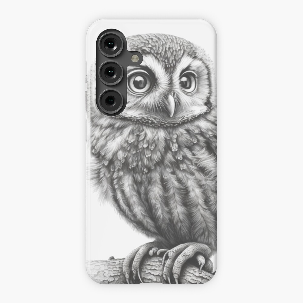 "Black and white Owl pencil drawing" Poster for Sale by Pencil-Art ...