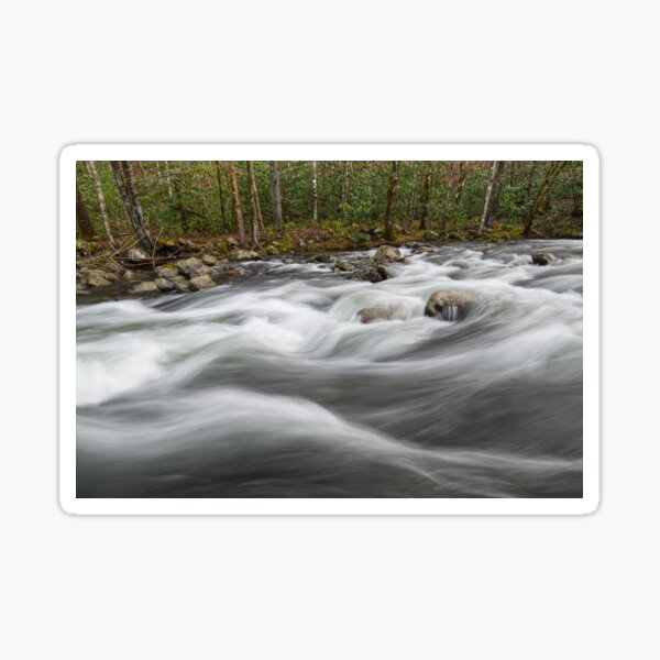 "Middle Prong Little River 57" Sticker for Sale by perkinsdesigns ...