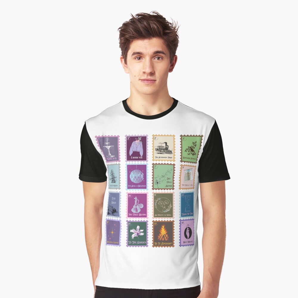 "Stamps Inspired by Folk Songs" Sticker for Sale by Annaladdmac | Redbubble