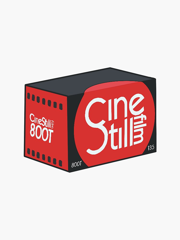 "Cinestill 800T" Sticker for Sale by jenkers12 | Redbubble