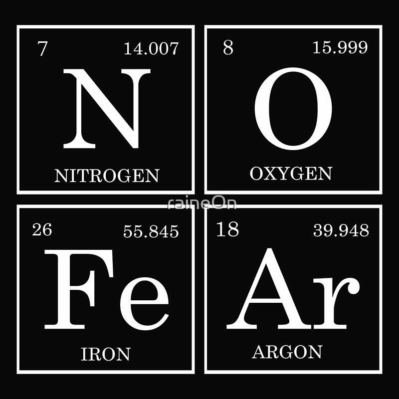 "No Fear Elements " by raineOn | Redbubble
