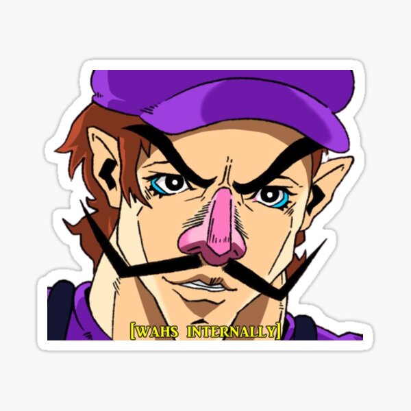 Waluigi Stickers | Redbubble