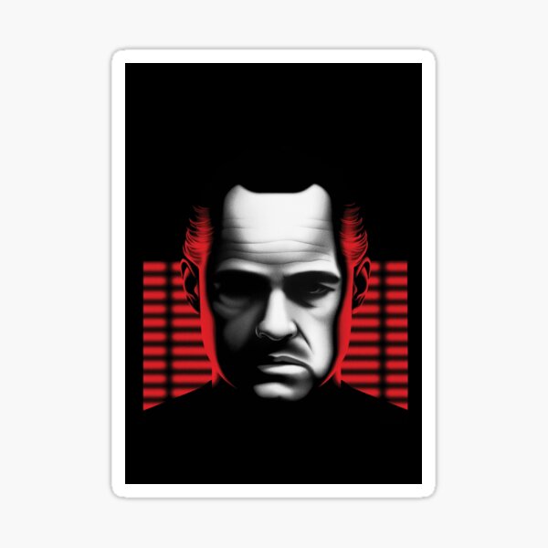 "Vito Corleone - The Godfather" Sticker for Sale by BokeeLee | Redbubble