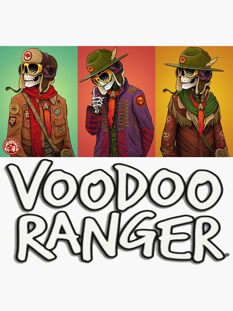 "Voodoos Rangers, IPA Juicy Haze new Belgium" Sticker for Sale by ...