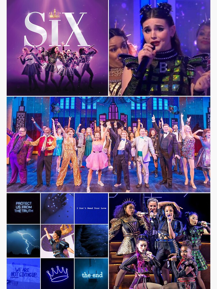 "Six the Musical British musical comedy Aesthetic Collage - 1" Sticker ...