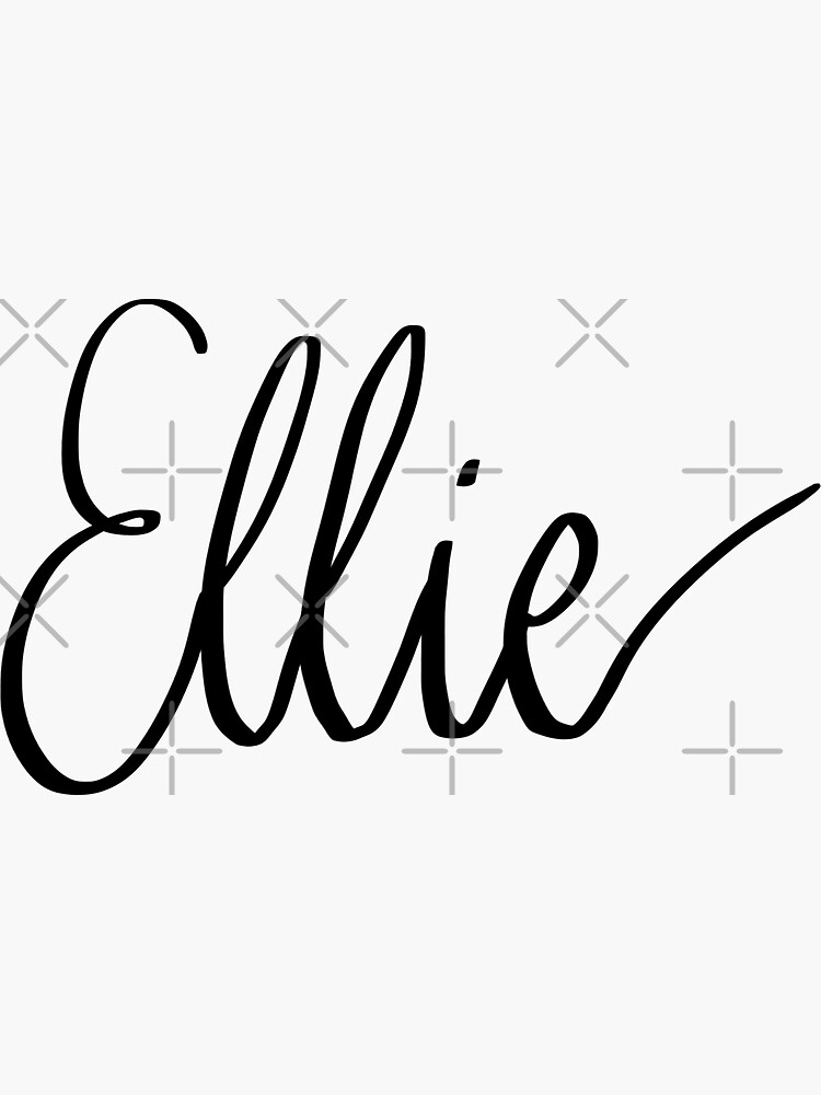 "Ellie" Sticker for Sale by ellietography | Redbubble