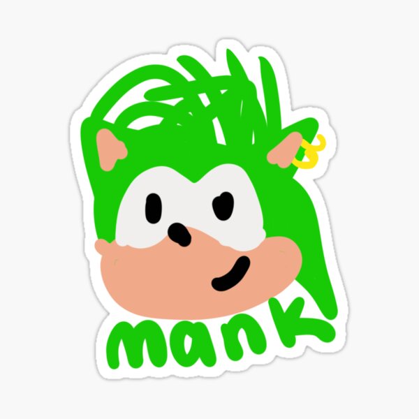 "Manic hedgehog" Sticker for Sale by sonksticks | Redbubble