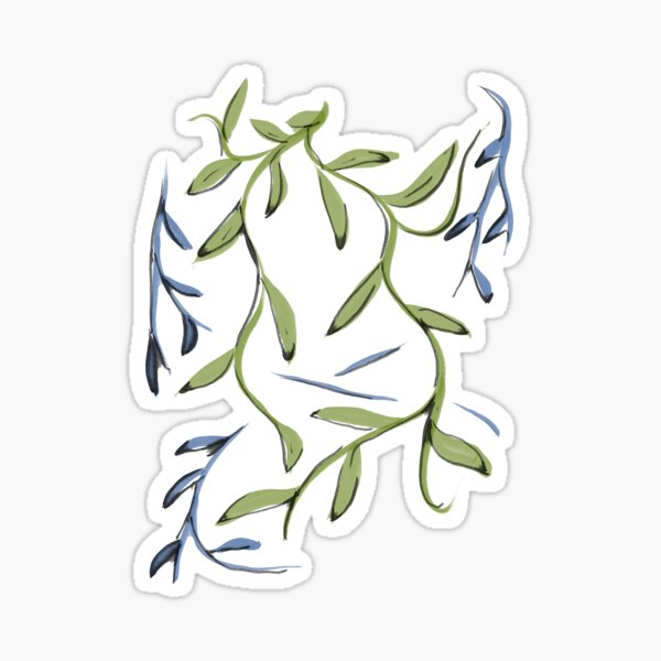 "Ink vines" Sticker for Sale by StudioMasha | Redbubble