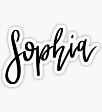 Sophia Name Stickers | Redbubble