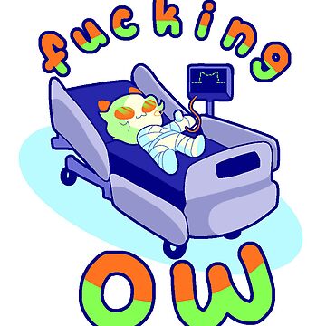 "injured" Sticker for Sale by VeryPhilosopher | Redbubble