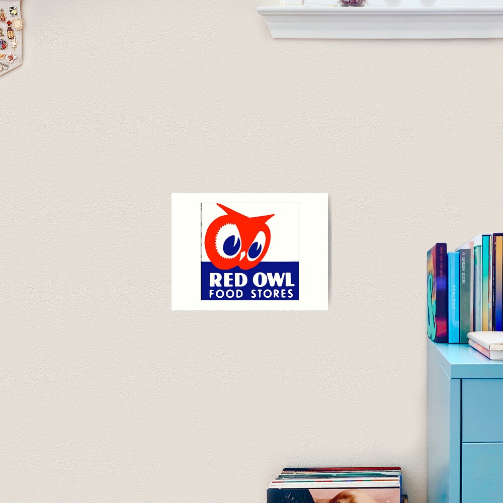 "Red Owl Supermarkets Logo" Poster for Sale by Gio Wonder | Redbubble