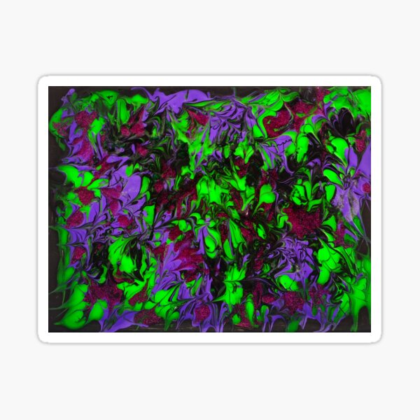 "Flowers in the Night" Sticker for Sale by TinaWakefield | Redbubble