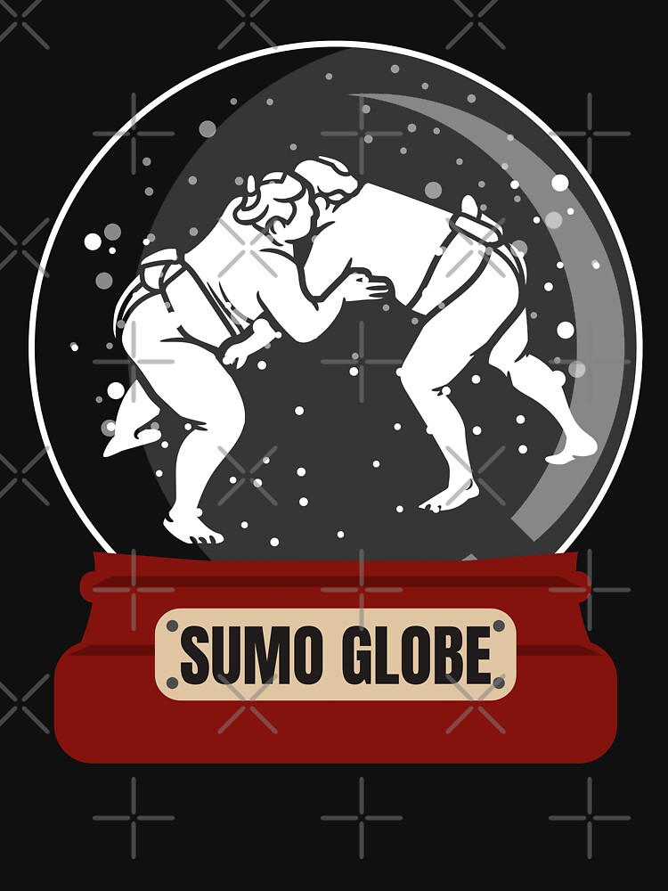 "Sumo Globe | Snow Globe | Funny Sumo Wrestler Graphic | Gifts for Sumo ...