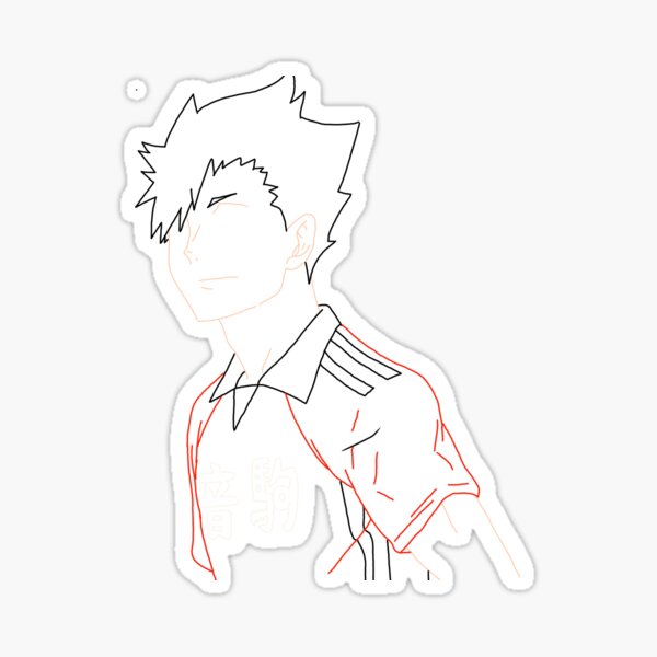 "Kuroo Tetsurou" Sticker for Sale by CikoriDesign | Redbubble