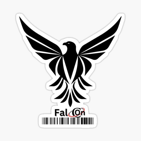 "Falcon" Sticker for Sale by Eman Emoo | Redbubble