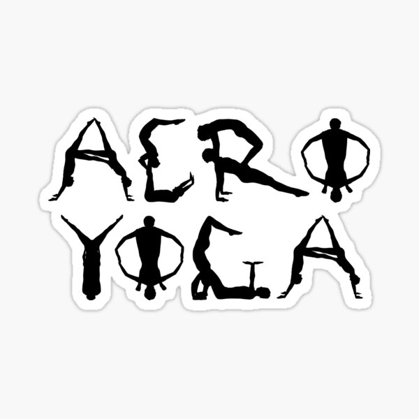 "Acro Yoga" Sticker for Sale by casiel1969 | Redbubble
