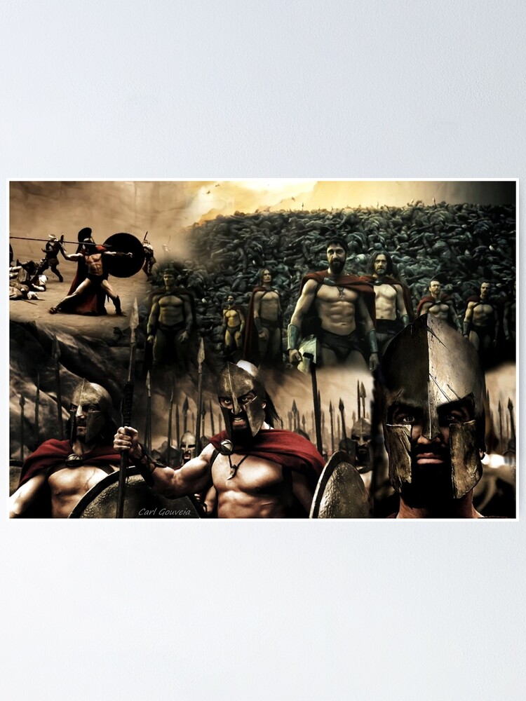 "300 Spartans" Poster for Sale by cgouveia | Redbubble