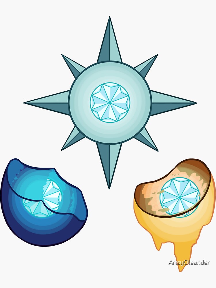 "The Silmarils" Sticker for Sale by ArtsyOleander | Redbubble